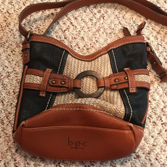 boc | Bags | Boc Born Concept Leather Purse Buckle Loop | Poshmark